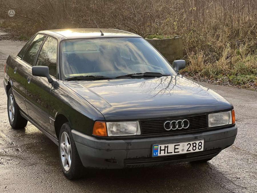 Melns Audi 80 1991 Klaipėda, ar dzinēja tilpumu 1.78 L un nobraukumu 231 tūkst. km par 650 €, foto 2 vietnē AUTOMOTO.COM.LV