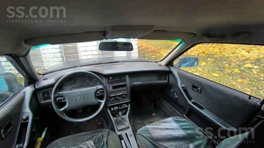 Melns Audi 80 1991 Rīga, ar dzinēja tilpumu 1.90 L un nobraukumu 217 tūkst. km par 1000 €, foto 5 vietnē AUTOMOTO.COM.LV