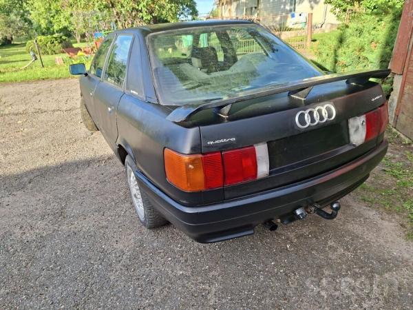Melns Audi 80 1991 Valmiera, ar dzinēja tilpumu 1.80 L un nobraukumu 273 tūkst. km par 400 €, foto 7 vietnē AUTOMOTO.COM.LV