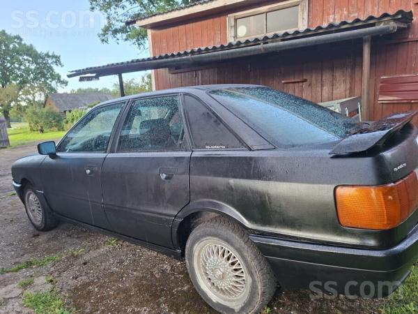 Melns Audi 80 1991 Valmiera, ar dzinēja tilpumu 1.80 L un nobraukumu 273 tūkst. km par 400 €, foto 9 vietnē AUTOMOTO.COM.LV
