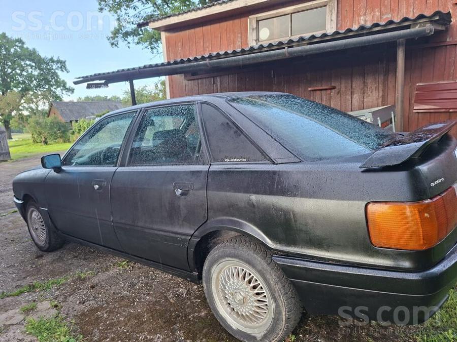 Melns Audi 80 1991 Valmiera, ar dzinēja tilpumu 1.80 L un nobraukumu 273 tūkst. km par 400 €, foto 10 vietnē AUTOMOTO.COM.LV