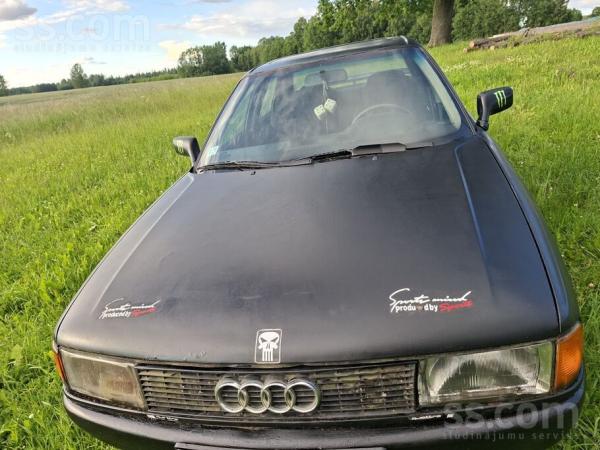 Melns Audi 80 1991 Valmiera, ar dzinēja tilpumu 1.80 L un nobraukumu 273 tūkst. km par 400 €, foto 10 vietnē AUTOMOTO.COM.LV