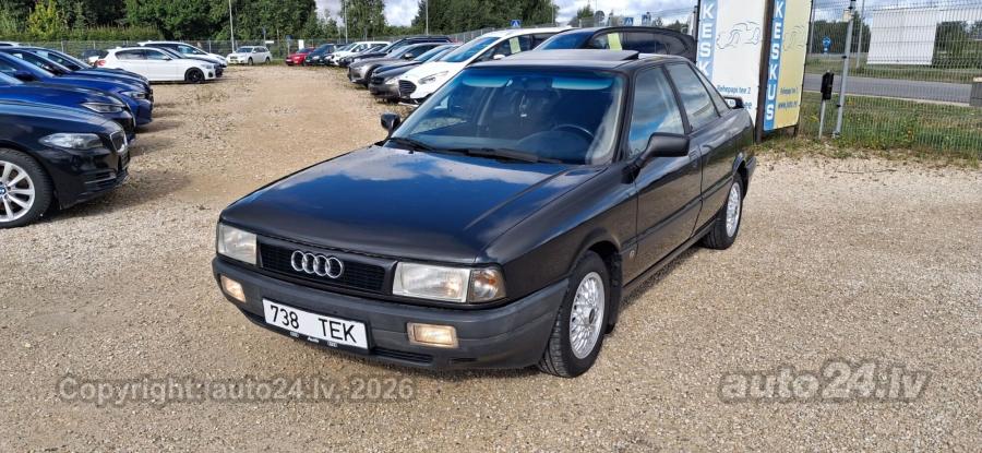 Melns Audi 80 1991 Tartu, ar dzinēja tilpumu 1.80 L un nobraukumu 162 tūkst. km par 3990 €, foto 1 vietnē AUTOMOTO.COM.LV