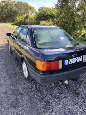 Black Audi 80 1991 in Ludza, with an engine capacity of 1.60 L and mileage of 343 thousand km for 1150 €, photo 10 on AUTOMOTO.COM.LV