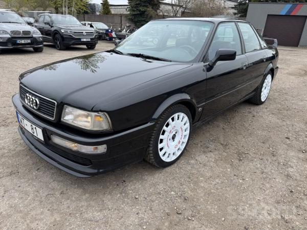 Black Audi 80 1992 in Bauska, with an engine capacity of 2.00 L and mileage of 0 thousand km for 8500 €, photo 3 on AUTOMOTO.COM.LV