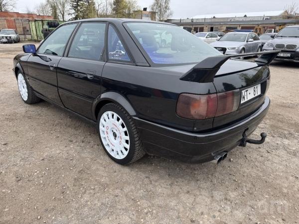Black Audi 80 1992 in Bauska, with an engine capacity of 2.00 L and mileage of 0 thousand km for 8500 €, photo 6 on AUTOMOTO.COM.LV