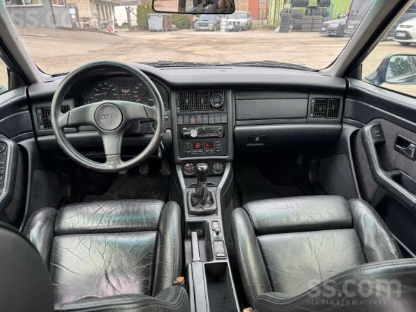 Black Audi 80 1992 in Bauska, with an engine capacity of 2.00 L and mileage of 0 thousand km for 8500 €, photo 9 on AUTOMOTO.COM.LV