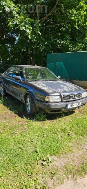 Black Audi 80 1994 in Talsi, with an engine capacity of 1.90 L and mileage of 450 thousand km for 500 €, photo  on AUTOMOTO.COM.LV
