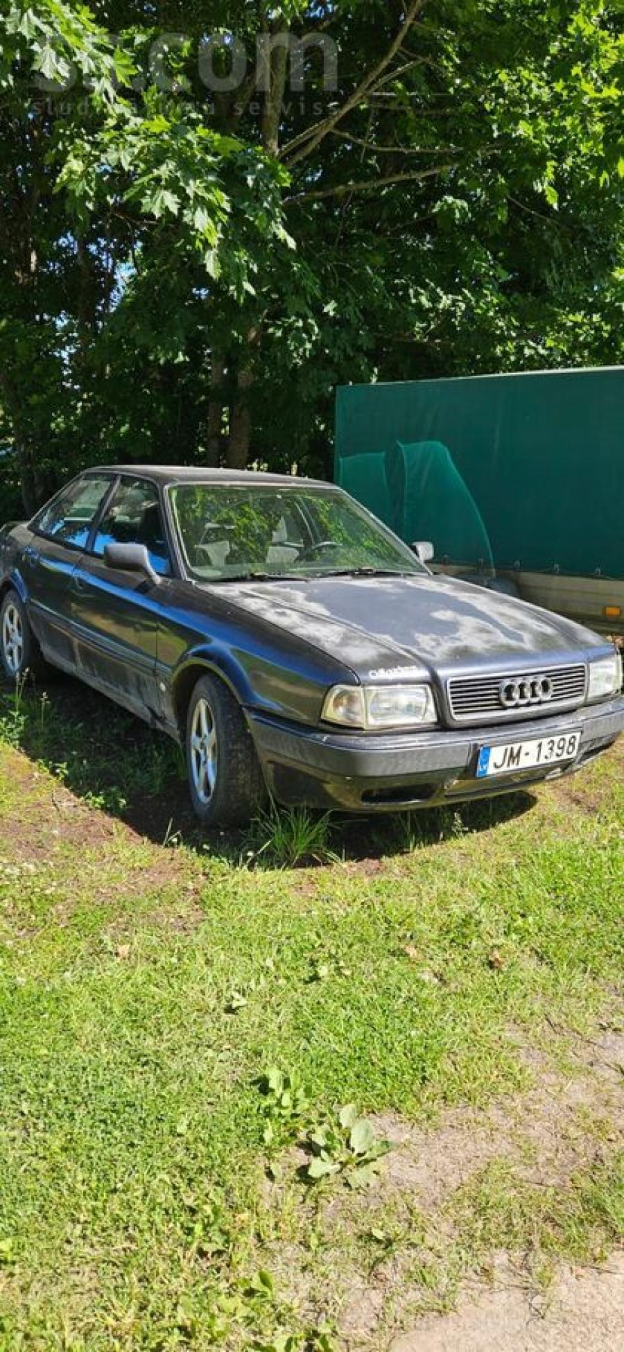 Melns Audi 80 1994 Talsi, ar dzinēja tilpumu 1.90 L un nobraukumu 450 tūkst. km par 500 €, foto 1 vietnē AUTOMOTO.COM.LV