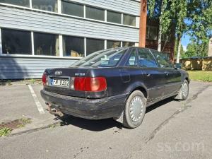 Black Audi 80 1994 in Riga, with an engine capacity of 1.90 L and mileage of 480 thousand km for 500 €, photo  on AUTOMOTO.COM.LV