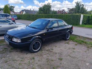 Melns Audi 80 1994 Kaišiadorys, ar dzinēja tilpumu 1.98 L un nobraukumu 292 tūkst. km par 1100 €, foto  vietnē AUTOMOTO.COM.LV