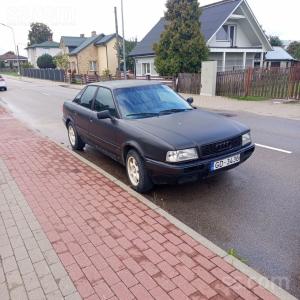 Black Audi 80 1994 in Valmiera, with an engine capacity of 1.90 L and mileage of 403 thousand km for 500 €, photo  on AUTOMOTO.COM.LV