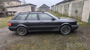 Black Audi 80 1992 in Jelgava, with an engine capacity of 1.90 L and mileage of 500 thousand km for 550 €, photo 2 on AUTOMOTO.COM.LV