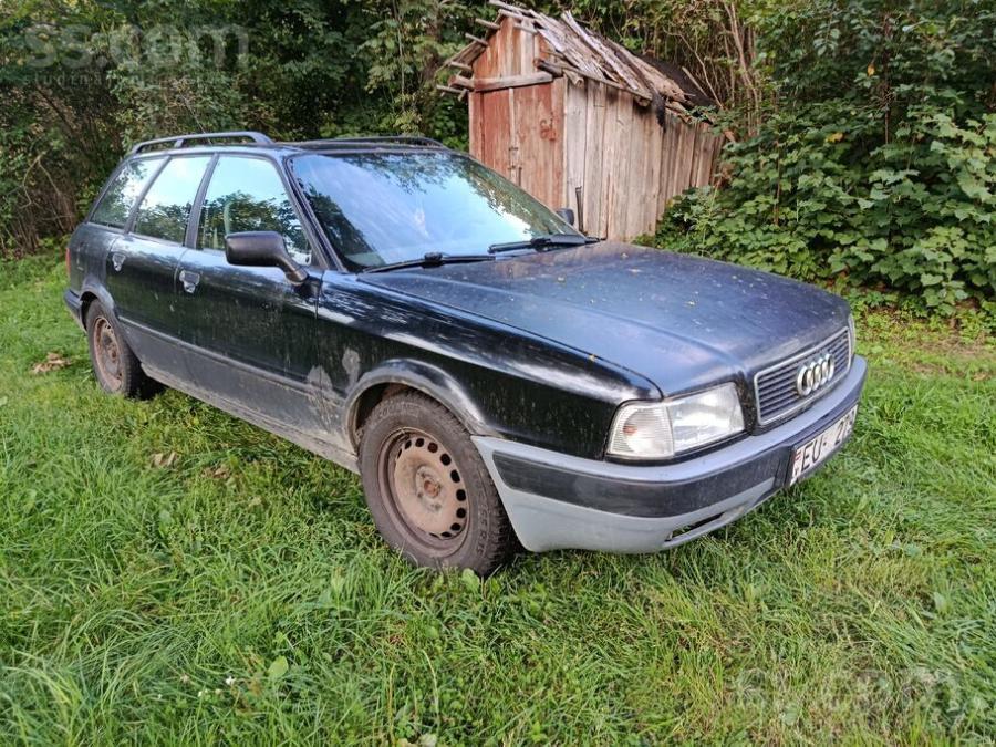 Melns Audi 80 1993 Aizkraukle, ar dzinēja tilpumu 2.00 L un nobraukumu 0 tūkst. km par 400 €, foto 1 vietnē AUTOMOTO.COM.LV