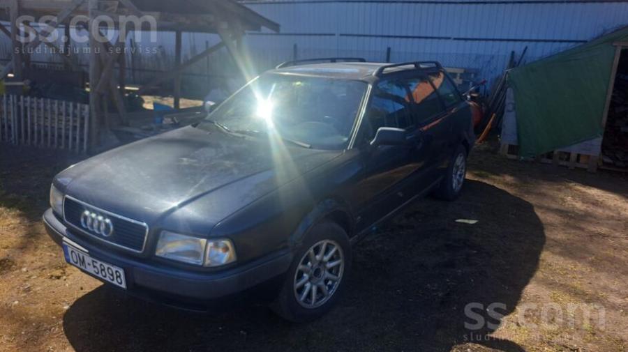 Melns Audi 80 1995 Rīga, ar dzinēja tilpumu 1.90 L un nobraukumu 450 tūkst. km par 550 €, foto 3 vietnē AUTOMOTO.COM.LV