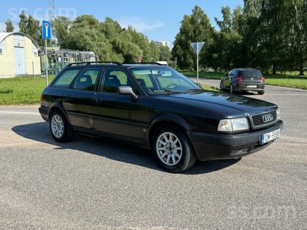 Melns Audi 80 1995 Rīga, ar dzinēja tilpumu 1.90 L un nobraukumu 295 tūkst. km par 750 €, foto 1 vietnē AUTOMOTO.COM.LV