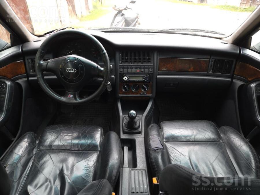 Black Audi 80 1995 in Balvi, with an engine capacity of 1.90 L and mileage of 367 thousand km for 1850 €, photo 13 on AUTOMOTO.COM.LV