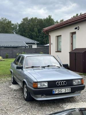 Blue Audi 80 1986 in Siauliai, with an engine capacity of 1.78 L and mileage of 233 thousand km for 3500 €, photo  on AUTOMOTO.COM.LV