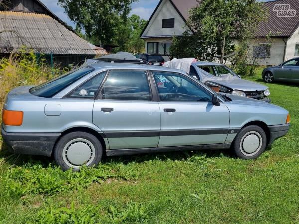 Blue Audi 80 1988 in Vilnius, with an engine capacity of 1.80 L and mileage of 297 thousand km for 800 €, photo 2 on AUTOMOTO.COM.LV