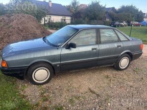 Zils Audi 80 1988 Jelgava, ar dzinēja tilpumu 1.80 L un nobraukumu 219 tūkst. km par 1000 €, foto 3 vietnē AUTOMOTO.COM.LV