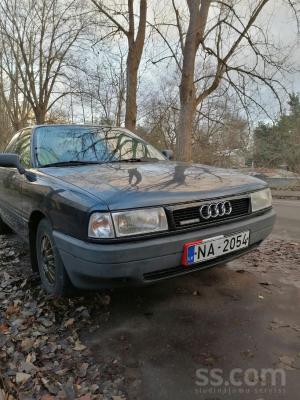 Zils Audi 80 1990 Rīga, ar dzinēja tilpumu 1.80 L un nobraukumu 268 tūkst. km par 3500 €, foto  vietnē AUTOMOTO.COM.LV