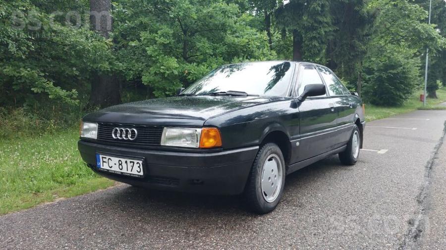 Zils Audi 80 1991 Alūksne, ar dzinēja tilpumu 1.80 L un nobraukumu 0 tūkst. km par 1100 €, foto 1 vietnē AUTOMOTO.COM.LV