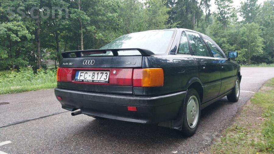 Zils Audi 80 1991 Alūksne, ar dzinēja tilpumu 1.80 L un nobraukumu 0 tūkst. km par 1100 €, foto 6 vietnē AUTOMOTO.COM.LV