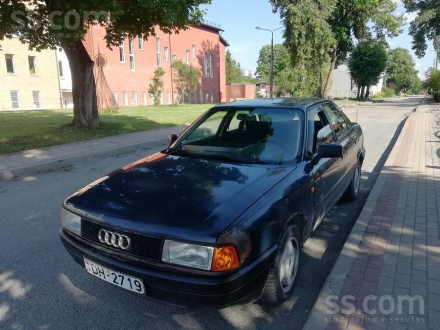 Zils Audi 80 1991 Rēzekne, ar dzinēja tilpumu 1.80 L un nobraukumu 285 tūkst. km par 650 €, foto 6 vietnē AUTOMOTO.COM.LV