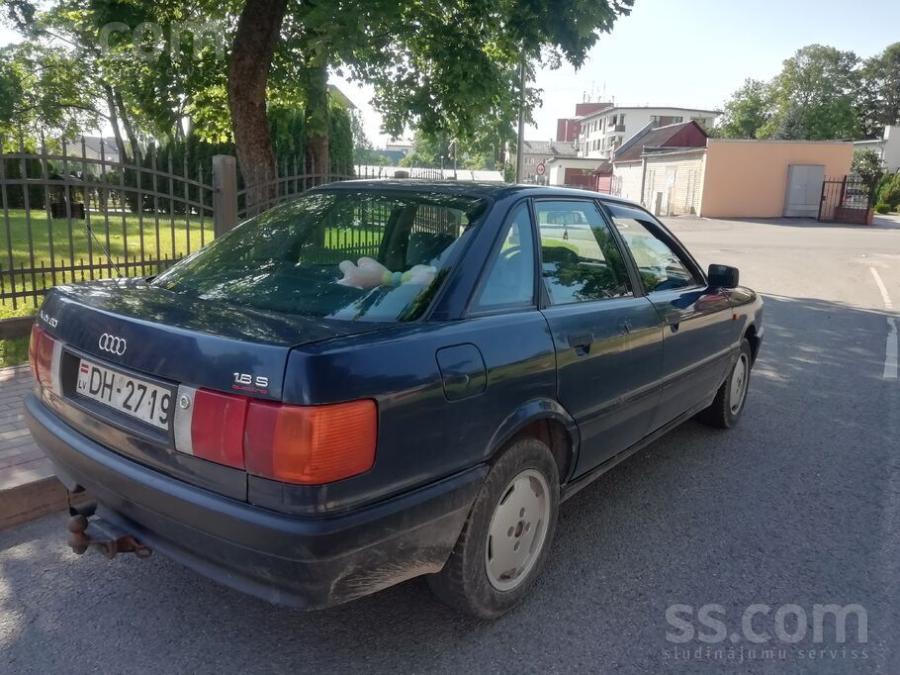 Zils Audi 80 1991 Rēzekne, ar dzinēja tilpumu 1.80 L un nobraukumu 285 tūkst. km par 650 €, foto 11 vietnē AUTOMOTO.COM.LV