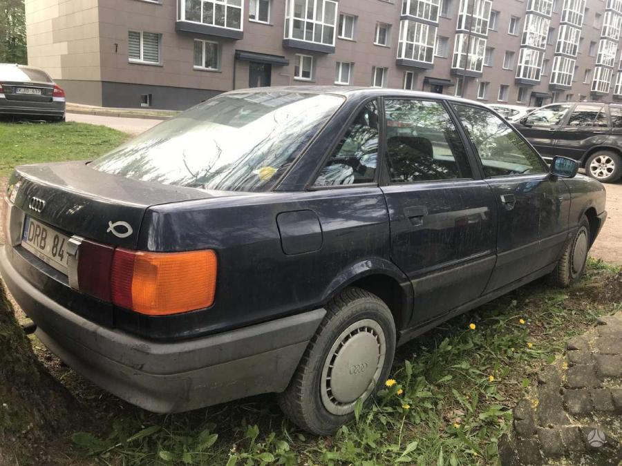 Синий Ауди 80 1991 в Алитус, объемом двигателя 1.60 л и пробегом 236 тыс. км за 900 €, фото 1 на AUTOMOTO.COM.LV