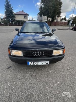 Blue Audi 80 1991 in Marijampole, with an engine capacity of 1.80 L and mileage of 295 thousand km for 1500 €, photo 3 on AUTOMOTO.COM.LV