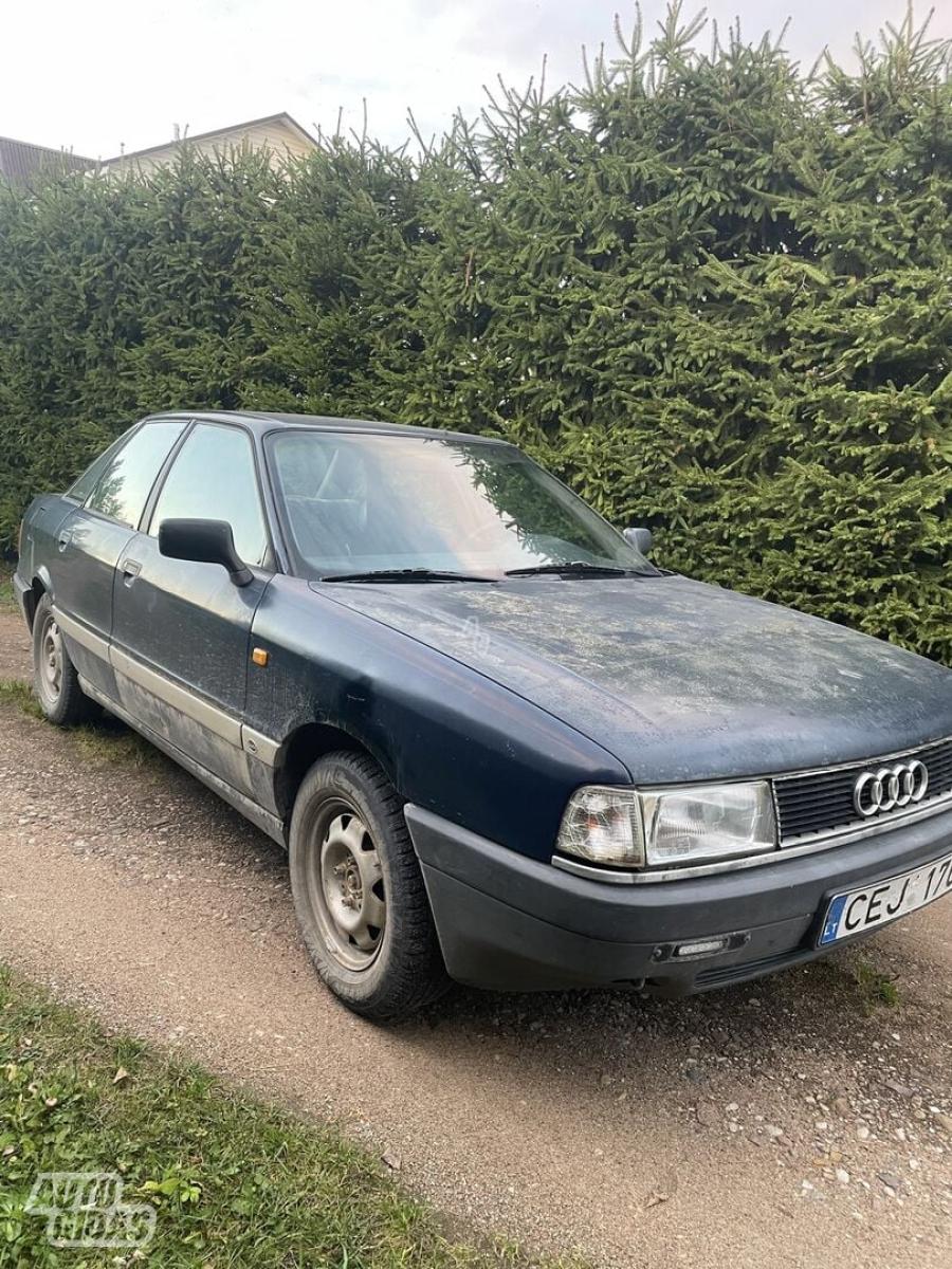 Синий Ауди 80 1991 в Утена, объемом двигателя 1.90 л и пробегом 520 тыс. км за 830 €, фото 8 на AUTOMOTO.COM.LV
