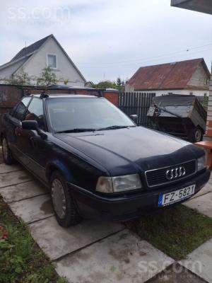 Blue Audi 80 1992 in Daugavpils, with an engine capacity of 2.00 L and mileage of 396 thousand km for 650 €, photo 4 on AUTOMOTO.COM.LV
