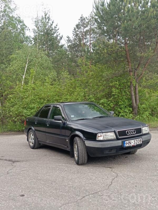 Blue Audi 80 1994 in Tukums, with an engine capacity of 2.00 L and mileage of 38 thousand km for 1450 €, photo 1 on AUTOMOTO.COM.LV