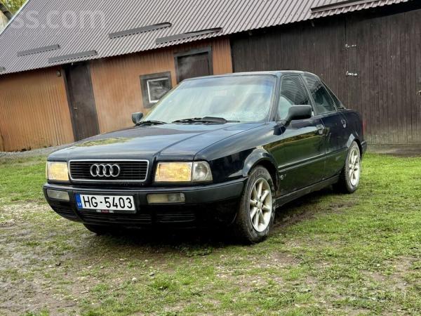 Blue Audi 80 1994 in Kraslava, with an engine capacity of 2.00 L and mileage of 336 thousand km for 500 €, photo 1 on AUTOMOTO.COM.LV