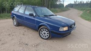 Zils Audi 80 1992 Daugavpils, ar dzinēja tilpumu 1.90 L un nobraukumu 468 tūkst. km par 1400 €, foto  vietnē AUTOMOTO.COM.LV