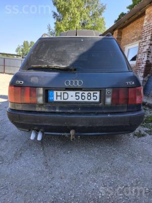 Blue Audi 80 1993 in Daugavpils, with an engine capacity of 1.90 L and mileage of 294 thousand km for 400 €, photo 10 on AUTOMOTO.COM.LV