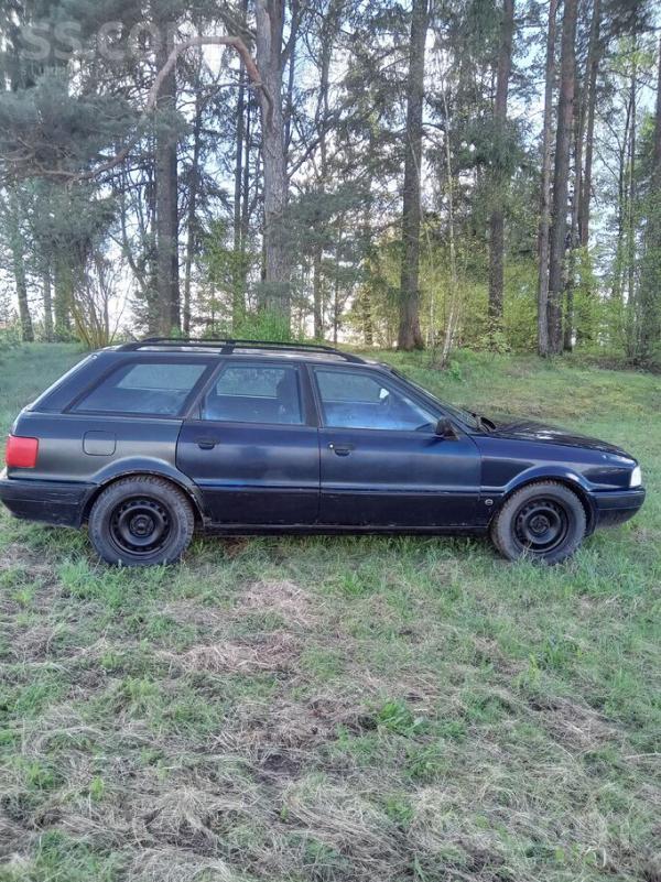 Blue Audi 80 1994 in Bauska, with an engine capacity of 1.90 L and mileage of 324 thousand km for 1200 €, photo 1 on AUTOMOTO.COM.LV