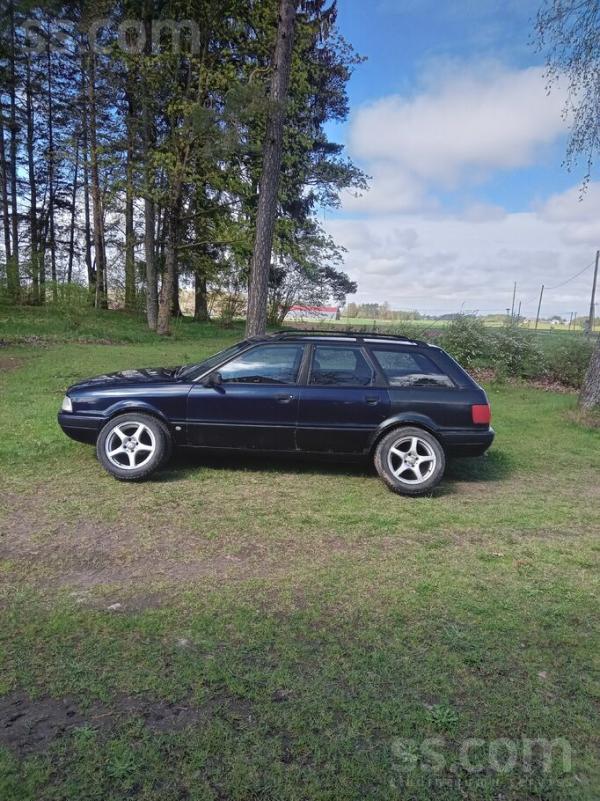 Blue Audi 80 1994 in Bauska, with an engine capacity of 1.90 L and mileage of 324 thousand km for 1200 €, photo 7 on AUTOMOTO.COM.LV