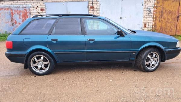 Blue Audi 80 1994 in Daugavpils, with an engine capacity of 1.90 L and mileage of 447 thousand km for 1100 €, photo 6 on AUTOMOTO.COM.LV