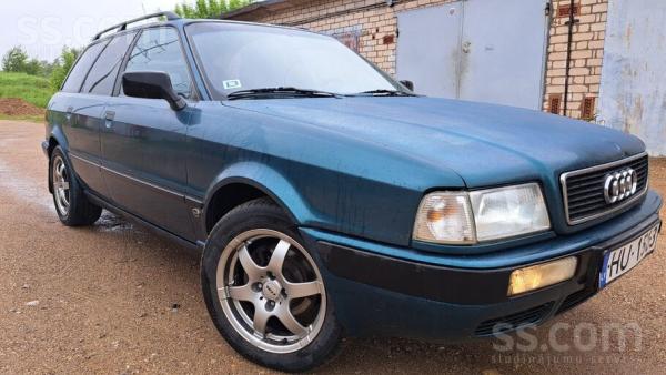 Blue Audi 80 1994 in Daugavpils, with an engine capacity of 1.90 L and mileage of 447 thousand km for 1100 €, photo 7 on AUTOMOTO.COM.LV