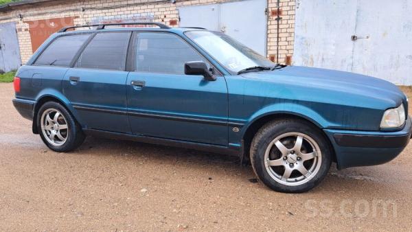Blue Audi 80 1994 in Daugavpils, with an engine capacity of 1.90 L and mileage of 447 thousand km for 1100 €, photo 10 on AUTOMOTO.COM.LV