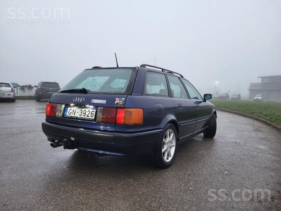 Zils Audi 80 1994 Saldus, ar dzinēja tilpumu 2.00 L un nobraukumu 280 tūkst. km par 850 €, foto 4 vietnē AUTOMOTO.COM.LV