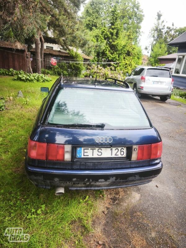 Blue Audi 80 1994 in Kaunas, with an engine capacity of 2.00 L and mileage of 250 thousand km for 650 €, photo 4 on AUTOMOTO.COM.LV