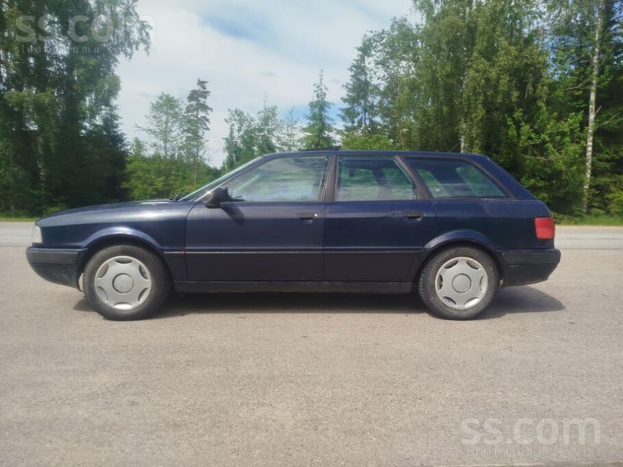 Синий Ауди 80 1994 в Гулбене, объемом двигателя 1.90 л и пробегом 598 тыс. км за 950 €, фото 3 на AUTOMOTO.COM.LV