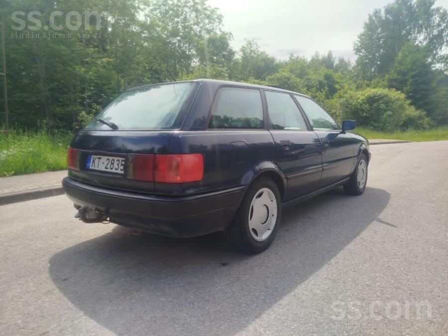 Синий Ауди 80 1994 в Гулбене, объемом двигателя 1.90 л и пробегом 598 тыс. км за 950 €, фото 6 на AUTOMOTO.COM.LV