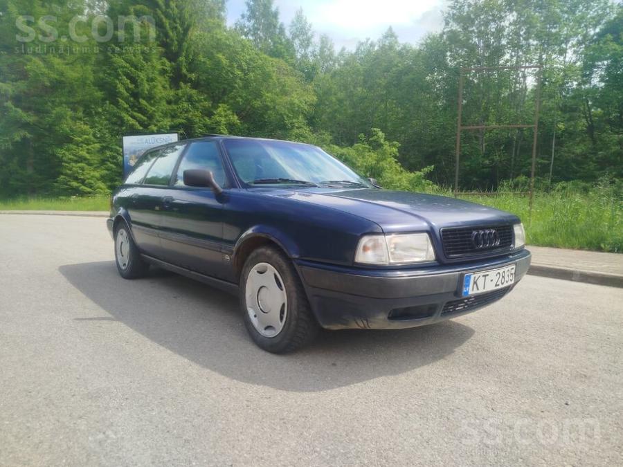 Синий Ауди 80 1994 в Гулбене, объемом двигателя 1.90 л и пробегом 598 тыс. км за 950 €, фото 8 на AUTOMOTO.COM.LV