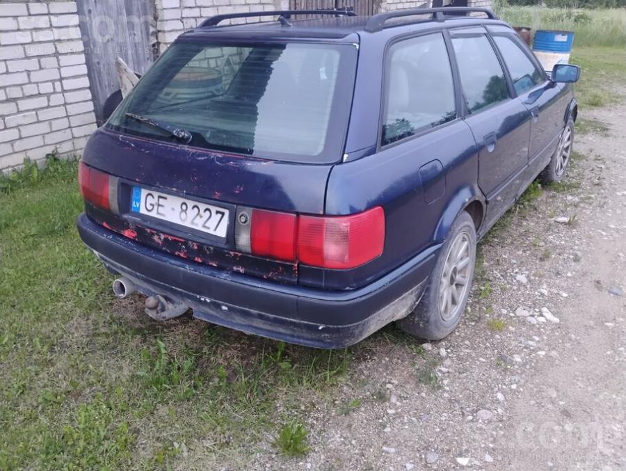 Blue Audi 80 1994 in Limbazi, with an engine capacity of 2.00 L and mileage of 0 thousand km for 450 €, photo 1 on AUTOMOTO.COM.LV