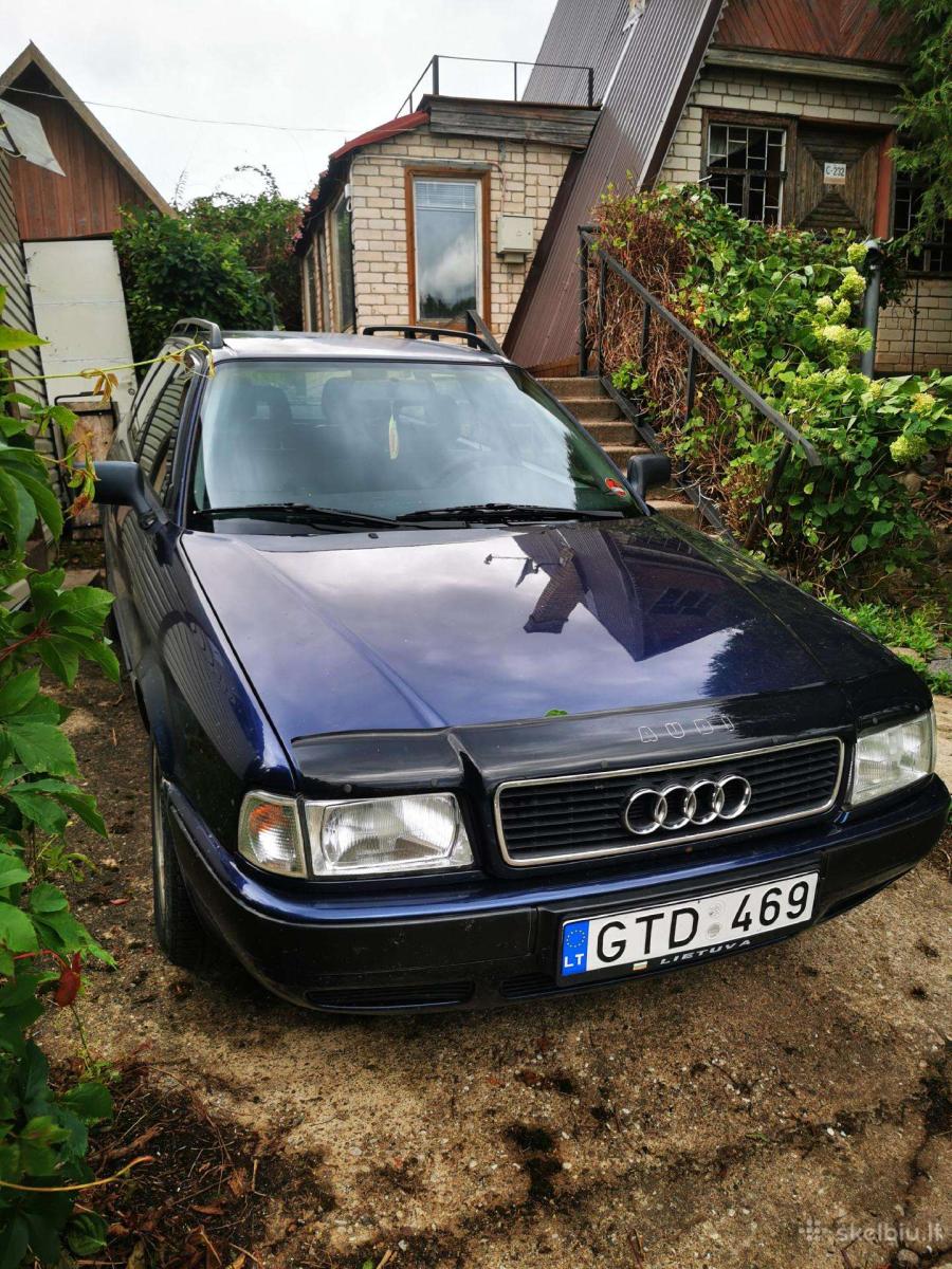 Zils Audi 80 1994 Visaginas, ar dzinēja tilpumu 1.90 L un nobraukumu 348 tūkst. km par 1000 €, foto 1 vietnē AUTOMOTO.COM.LV