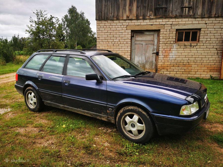 Zils Audi 80 1994 Visaginas, ar dzinēja tilpumu 1.90 L un nobraukumu 348 tūkst. km par 1000 €, foto 3 vietnē AUTOMOTO.COM.LV